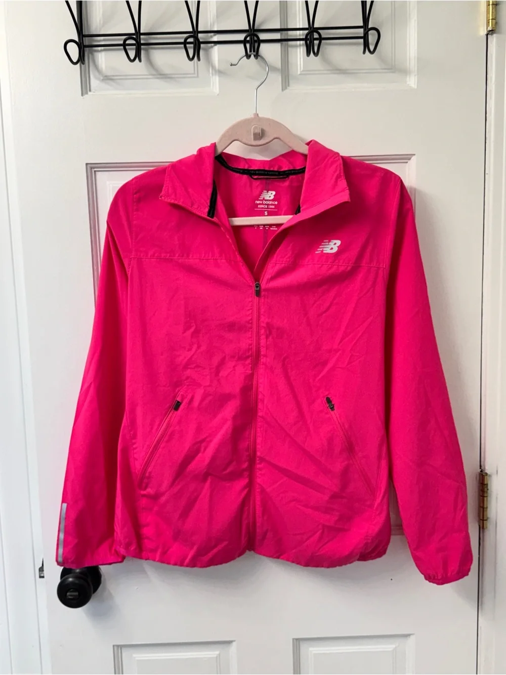 New Balance | Jackets & Coats | New Balance Womens Hot Pink Running ...